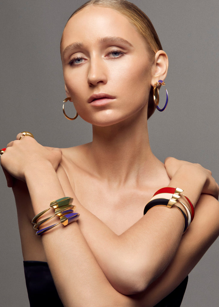 Shaun Leane Sabre Solis Gold Vermeil & Leaf Cuff