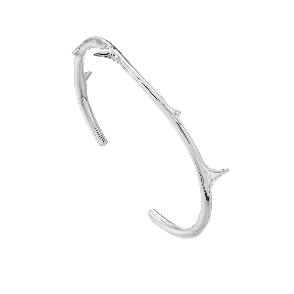 Shaun Leane Silver Rose Thorn Bangle