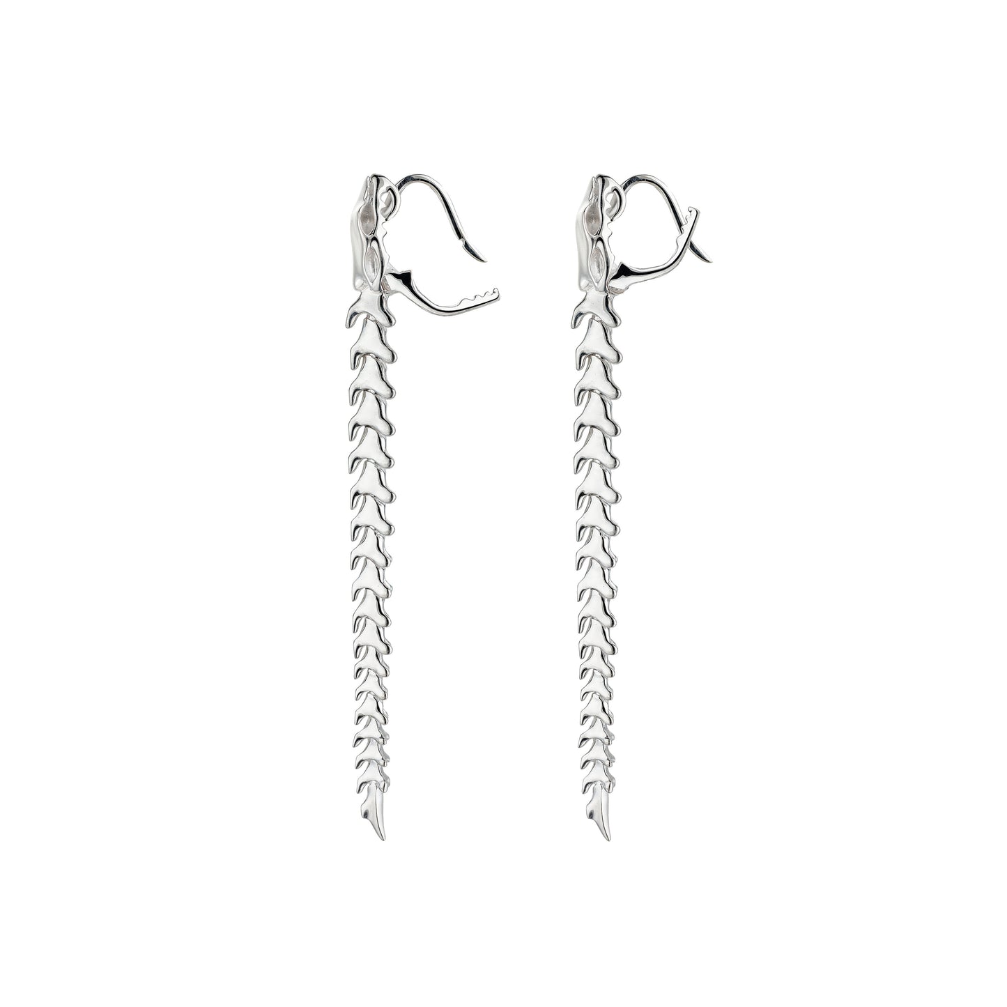 Shaun Leane Serpent Trace Silver Drop Earrings